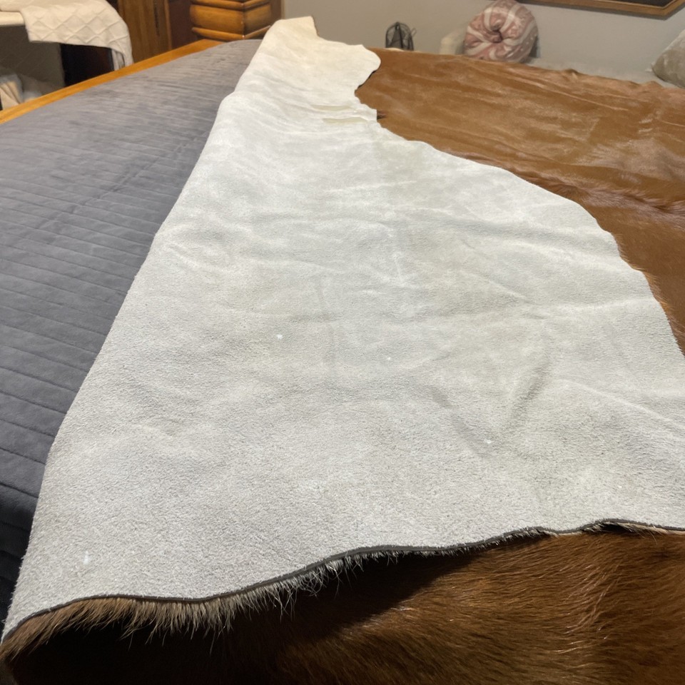 Red Brown Cowhide Skin Pelt Rug 66”w x 87”L ~Rustic Cabin Wall Hanging ...