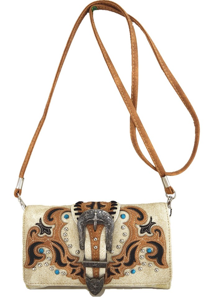Western Buckle Country Handbags Concealed Purses Women Shoulder Bags ...