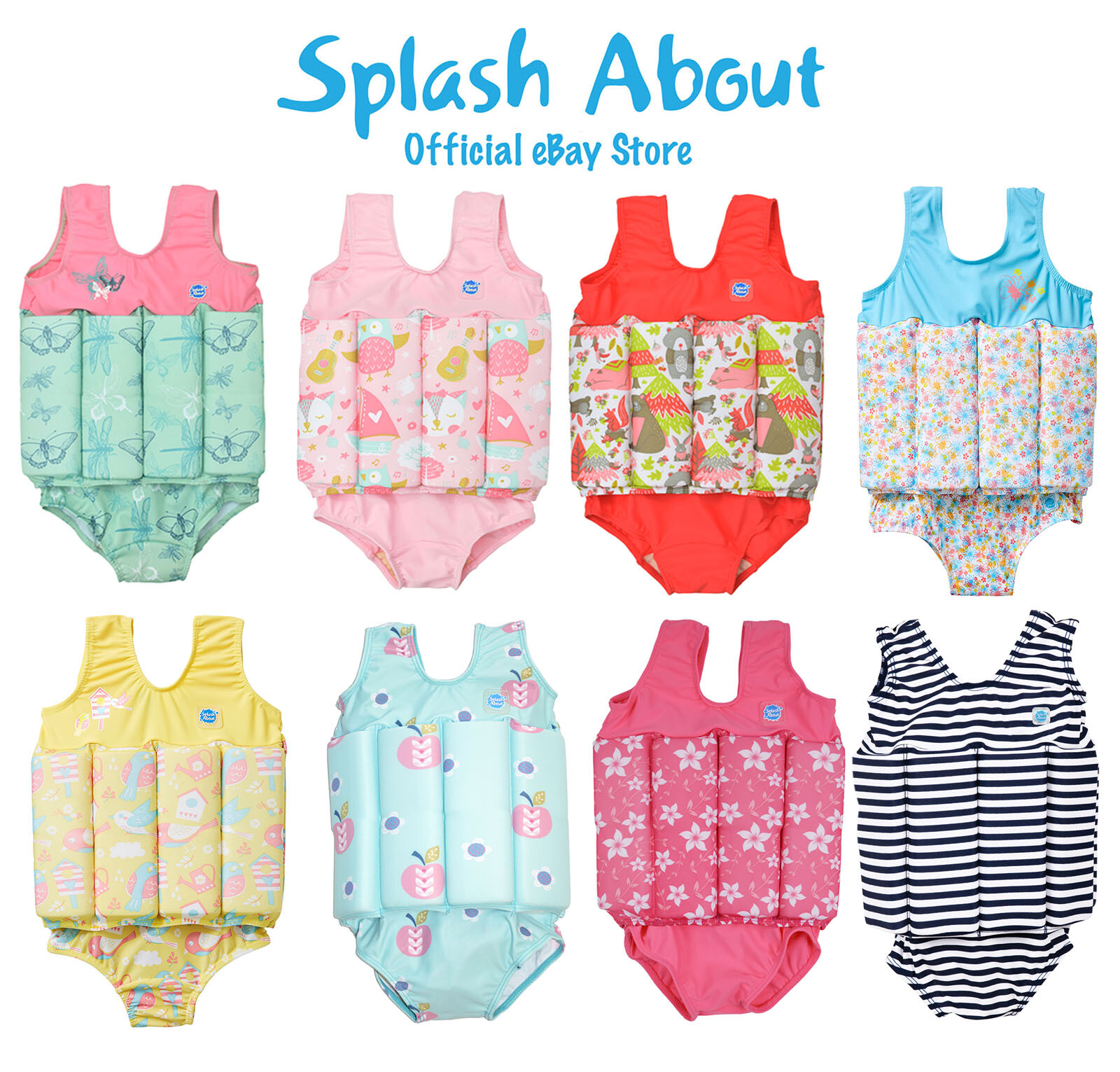 Splash About Children's Adjustable Float Suits Learn To Swim Float Aid ...