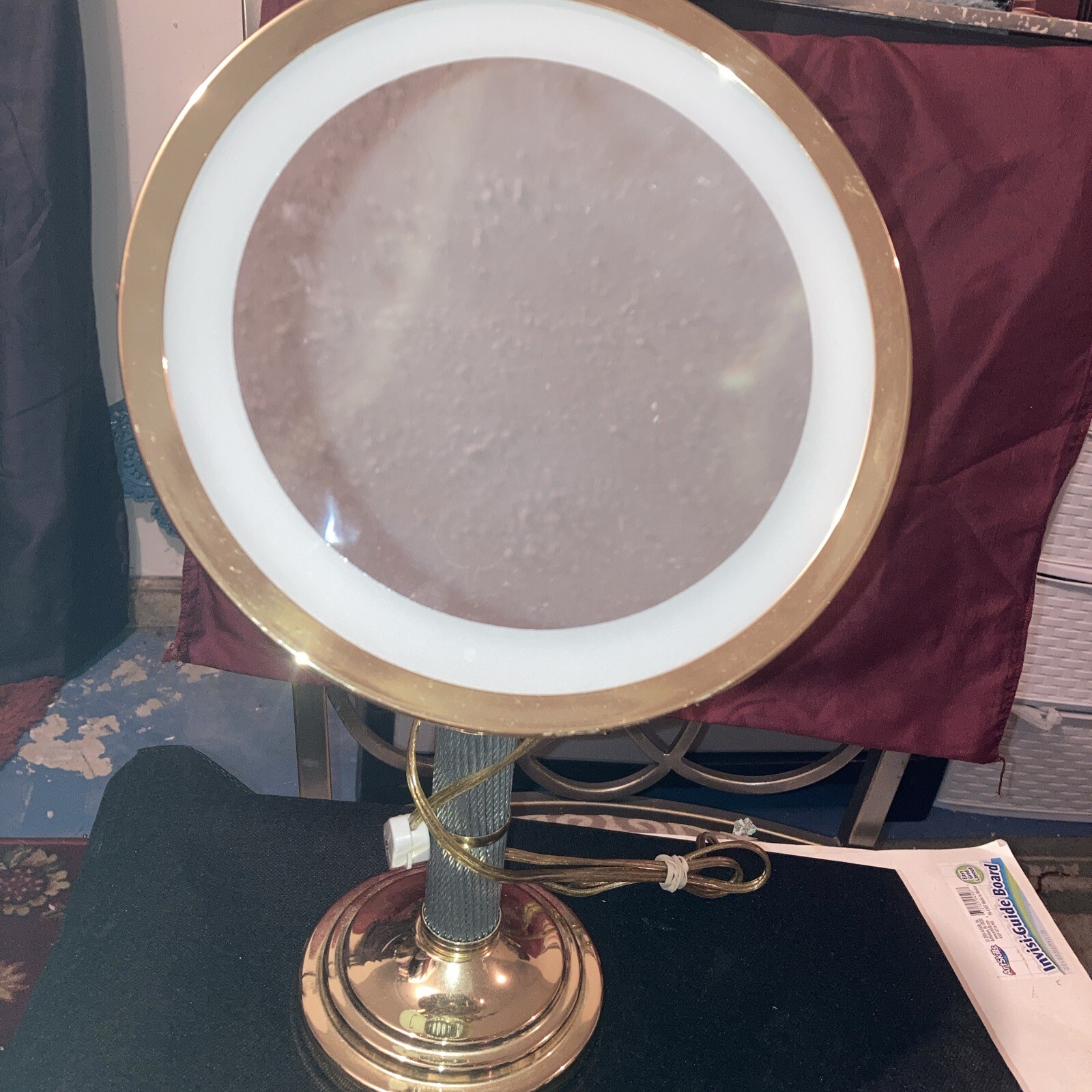 Vintage Ton Jon 'The Nova' Mirror Vanity Light Magnified Makeup MCM EUC ...