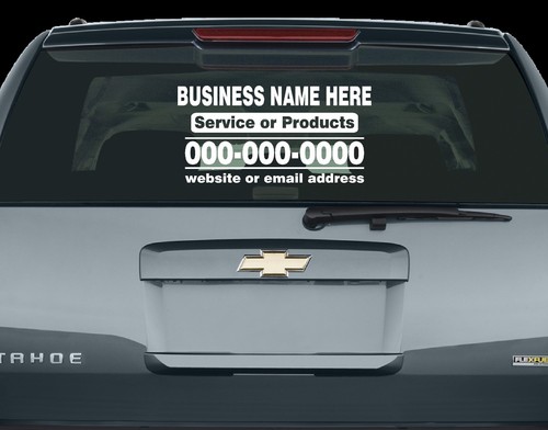 CUSTOM VINYL DECAL STICKER CALCOMANIA SIGN BUSINESS TRUCK CAR DOOR ...