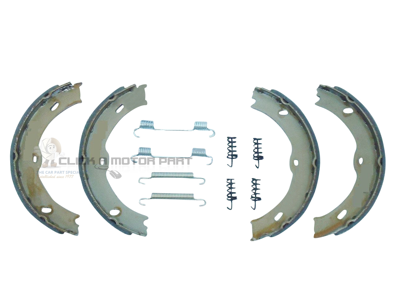 MERCEDES SPRINTER 2006-2016 REAR HANDBRAKE SHOES SET & FITTING KIT ...