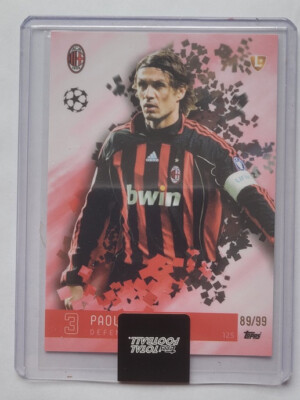 TOPPS Total 2024-25 24/25 Football - Paolo Maldini 89/99 - Rare ...