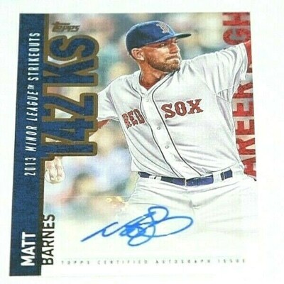 2015 Topps Career High Auto #CHA-MB Matt Barnes - Boston | eBay