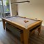 New 7ft Oak Classic Diner Slate Pool Dining Table | *HomePoolTables* | eBay