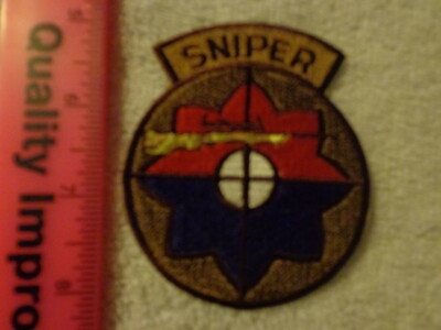 9th Infantry Division Color Sniper Patch (DRAW#V17) | eBay