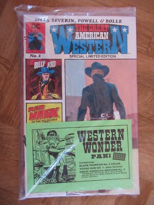 WESTERN WONDER PAK BLACK PHANTOM #2 YOUNG GUN #1, GREAT AMERICAN WESTER ...