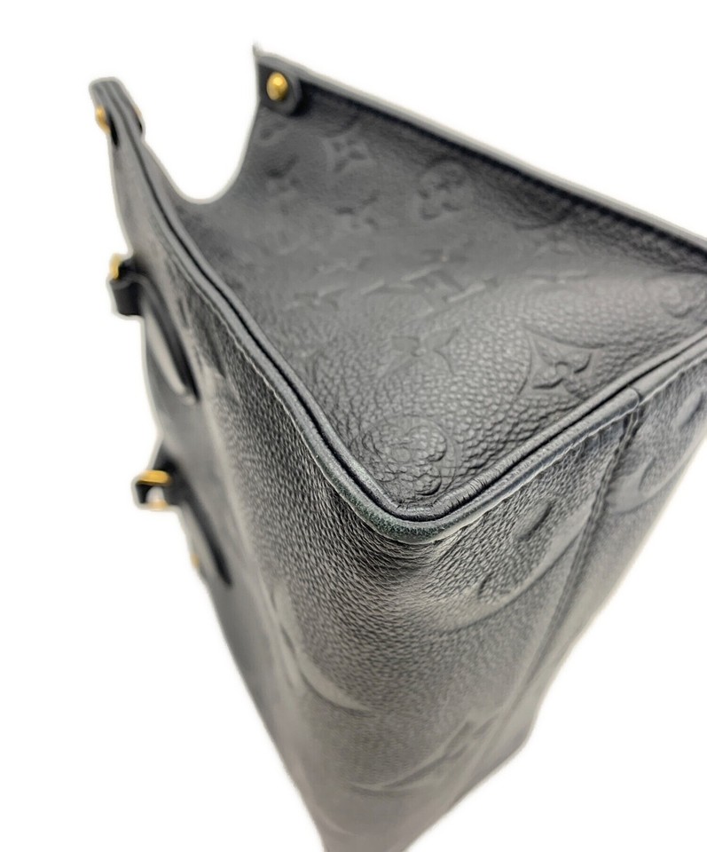 Louis Vuitton OnTheGo PM Handbag Noir M45653 Monogram Empreinte Italy ...