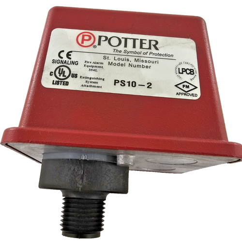 Potter PS10-2 Waterflow Pressure Switch 1340104 Fire Sprinkler Alarm | eBay