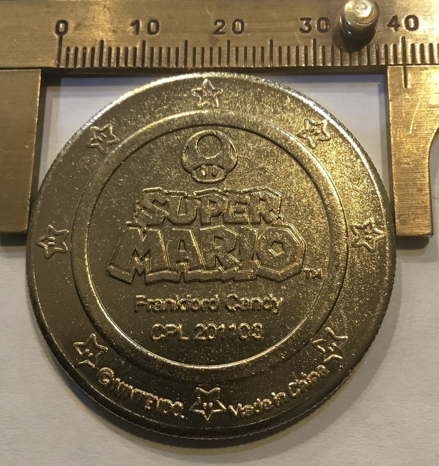 Nintendo Super Mario Brothers Goomba Token Coin Medal | eBay