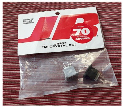 Vintage RC JR PROPO Radio FM Crystal Set JRPXF70 Channel 70 75.590mhz ...