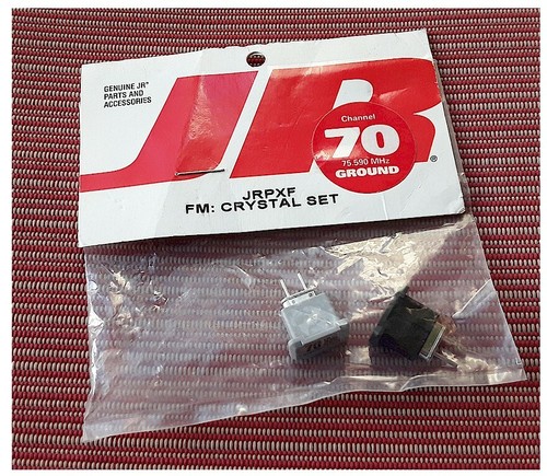 Vintage RC JR PROPO Radio FM Crystal Set JRPXF70 Channel 70 75.590mhz ...