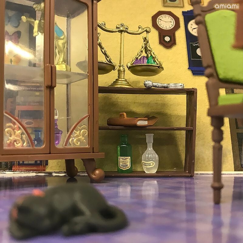 Re-Ment Miniatures Black Cat Antique Shop Set Full set 8 pieces Rement ...