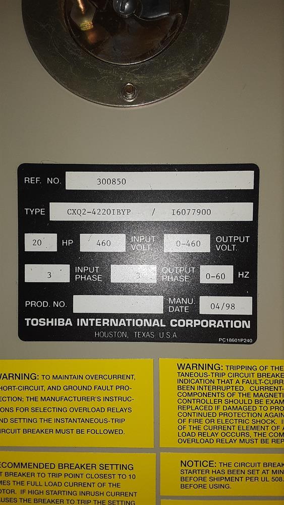 Toshiba Q Flowsaver 2 with FlowQ2U4220 Transistor Inverter | eBay