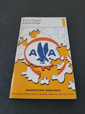 Vintage American Airlines Fun In Flight Game Book | eBay