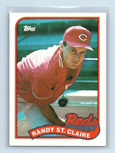 1989 Topps Randy St. Claire Cincinnati Reds #666 | eBay