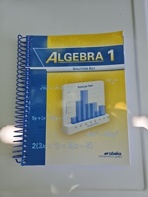 ABeka Algebra 1 Teacher Solutions Key | eBay