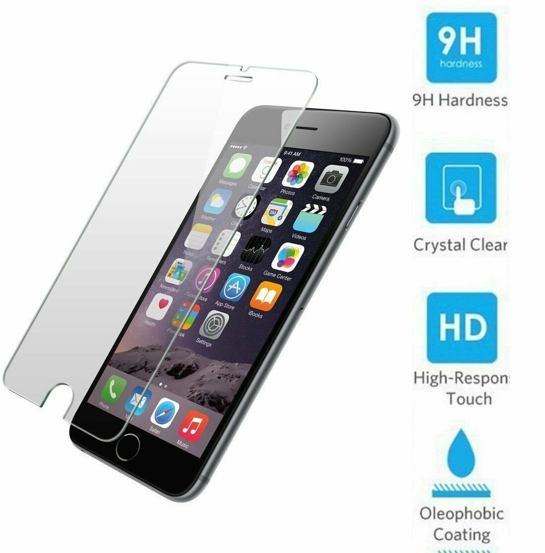 MagicGuardz® Premium Tempered Glass Screen Protector for Apple iPhone 7 ...