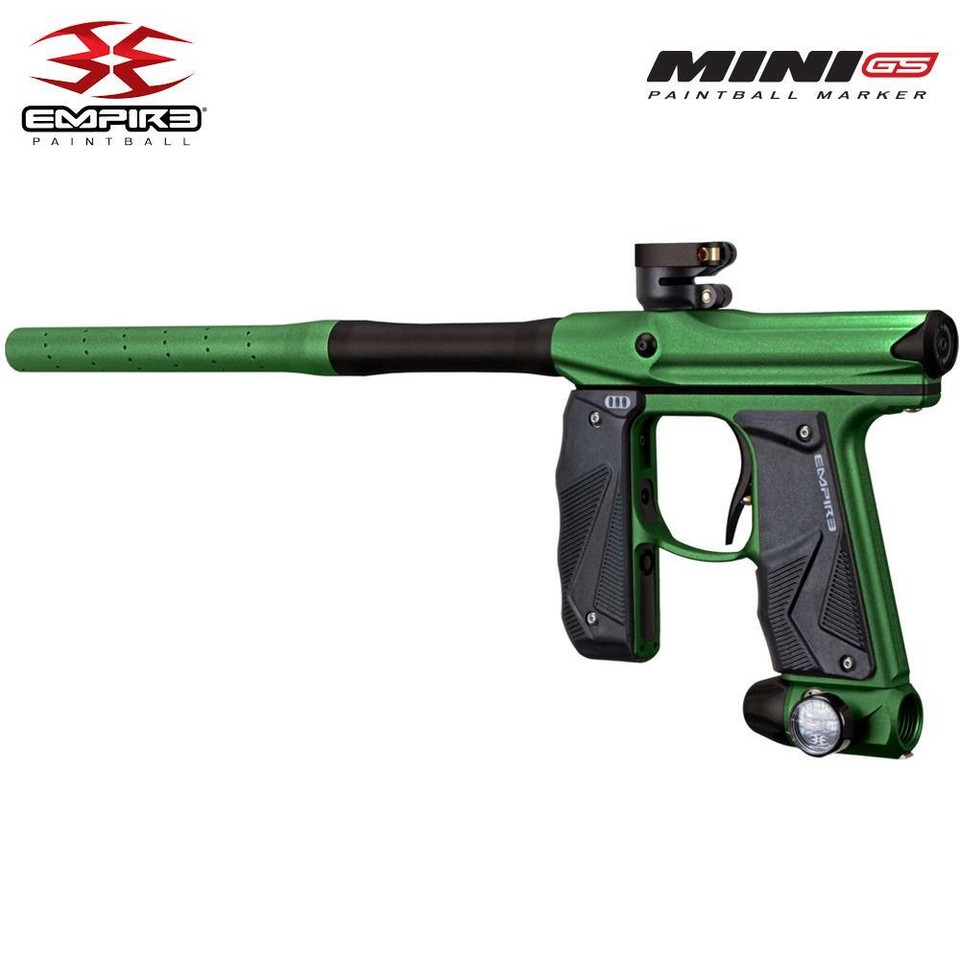 Empire Mini GS Full Auto Advanced Paintball Gun Package - Dust Green ...
