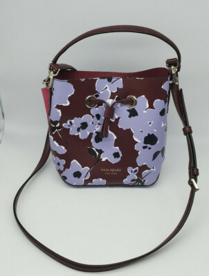 NWT New Kate Spade Kate Spade Eva Wildflower Bouquet Small Bucket Bag ...