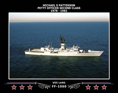 Navy Emporium USS Lang FF-1060 Canvas Photo Print 38FF1060 | eBay
