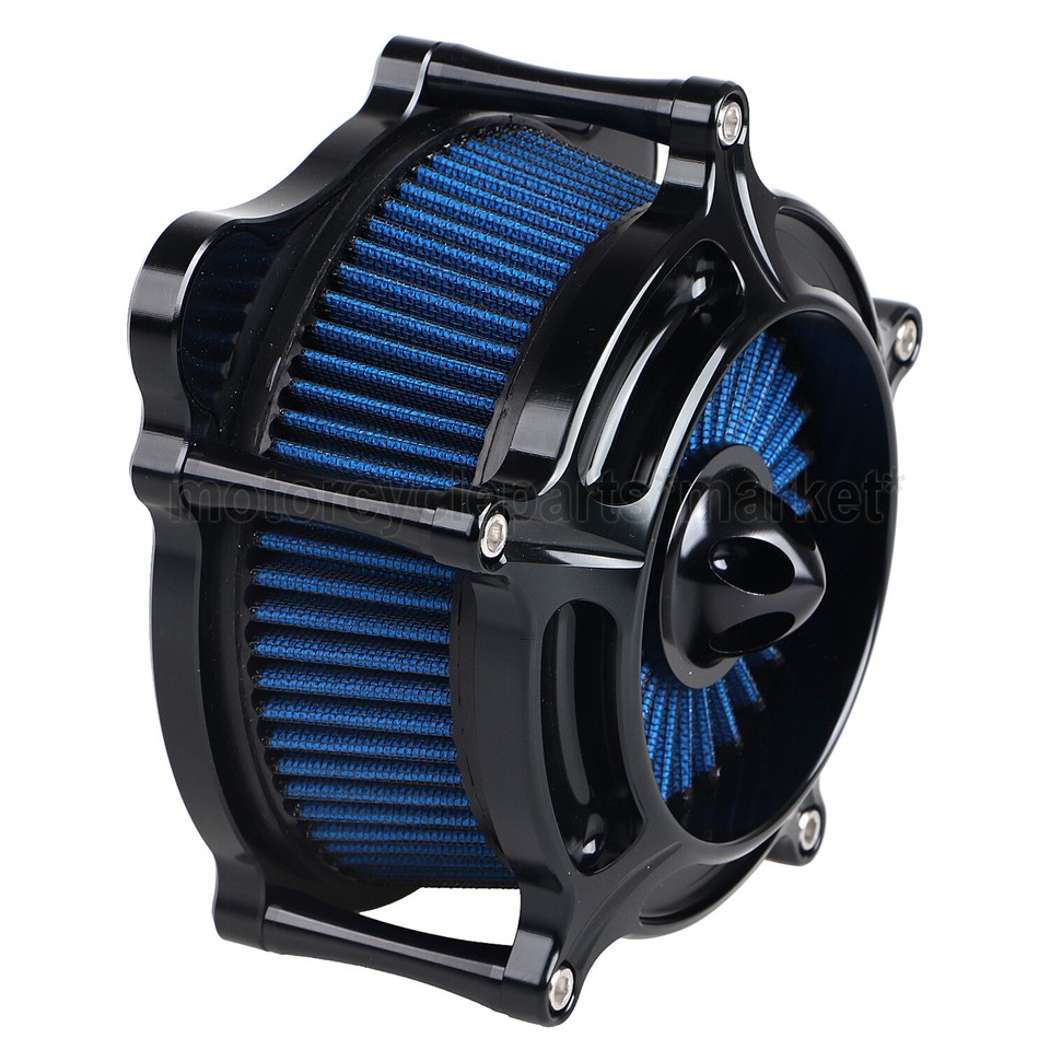 Turbine Air Cleaner Intake Filter For Harley Softail Street Fat Bob ...
