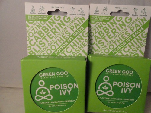 Green Goo Poison Ivy Itch Relief Cream Help Relieve Symptoms 1.82 oz ea ...
