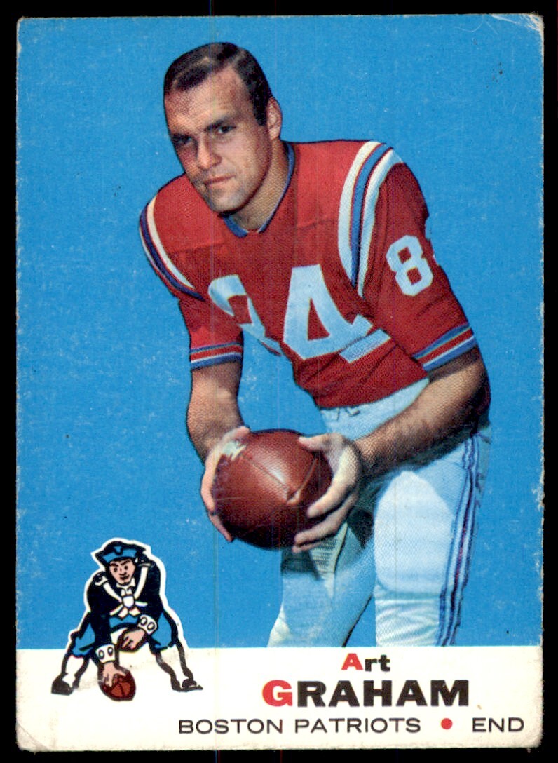 1969 TOPPS ART GRAHAM. BOSTON PATRIOTS #39 | eBay