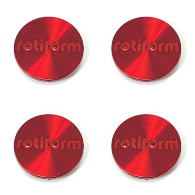 4 Rotiforms Red Center Caps for 5L BLQ R112 CCV R108 R108 CCV R109 BLQ ...