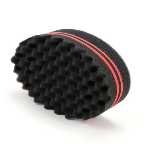 2pcs Black Salon Sponge Comb Durable Curly Fork Hair Styling Head ...