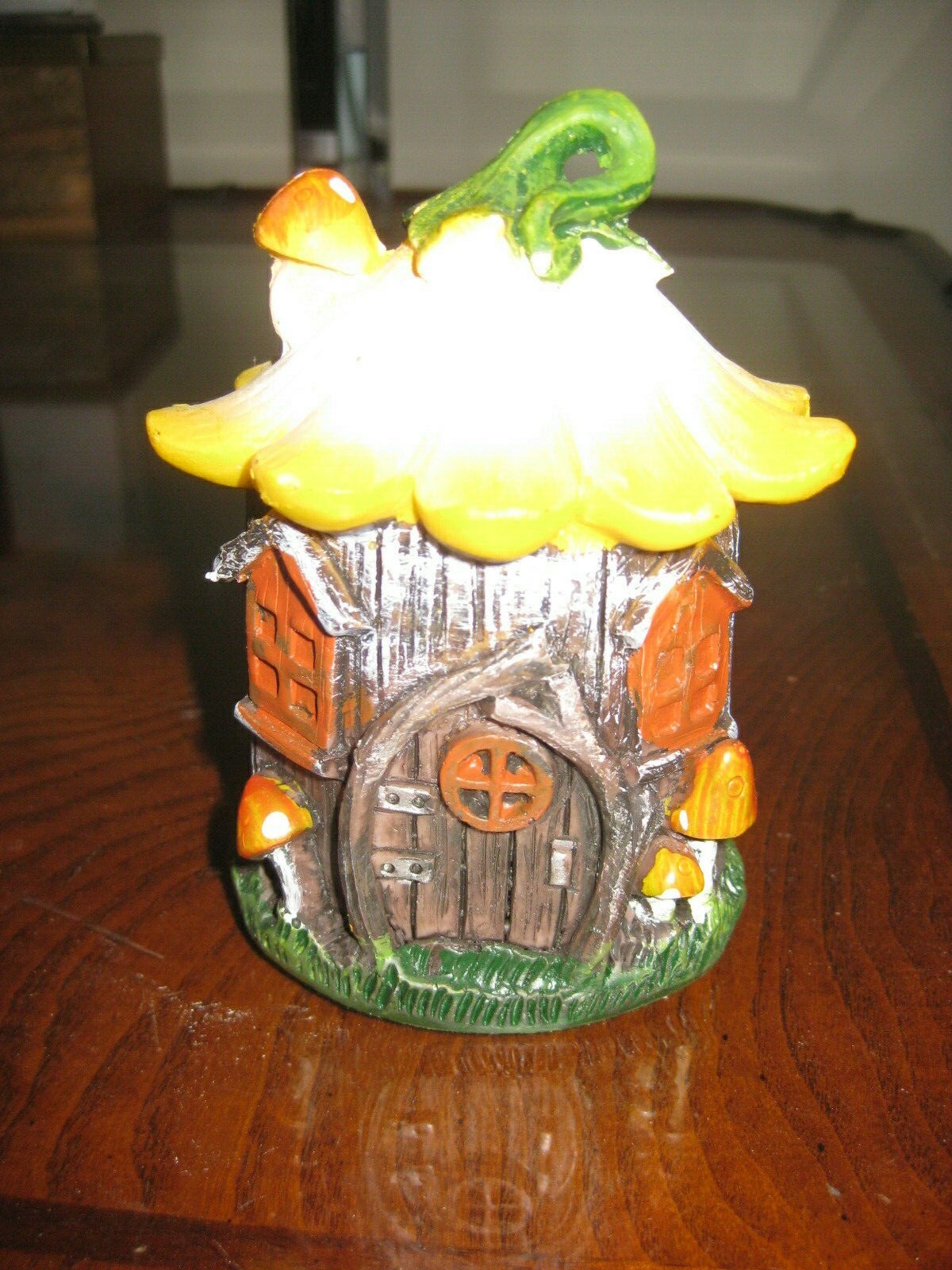 Fairy Garden Accessories Hobbit Sunflower House Mushrooms Windows Twig ...