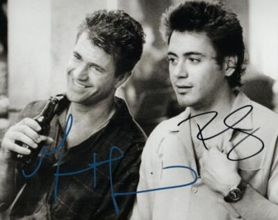 Robert Downey Jr Mel Gibson autographed 8x10 Photo signed Picture pic ...