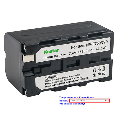 Kastar Replacement Battery for Sony NP-F750 F770 & CCD-TRV88 CCD-TRV93 ...