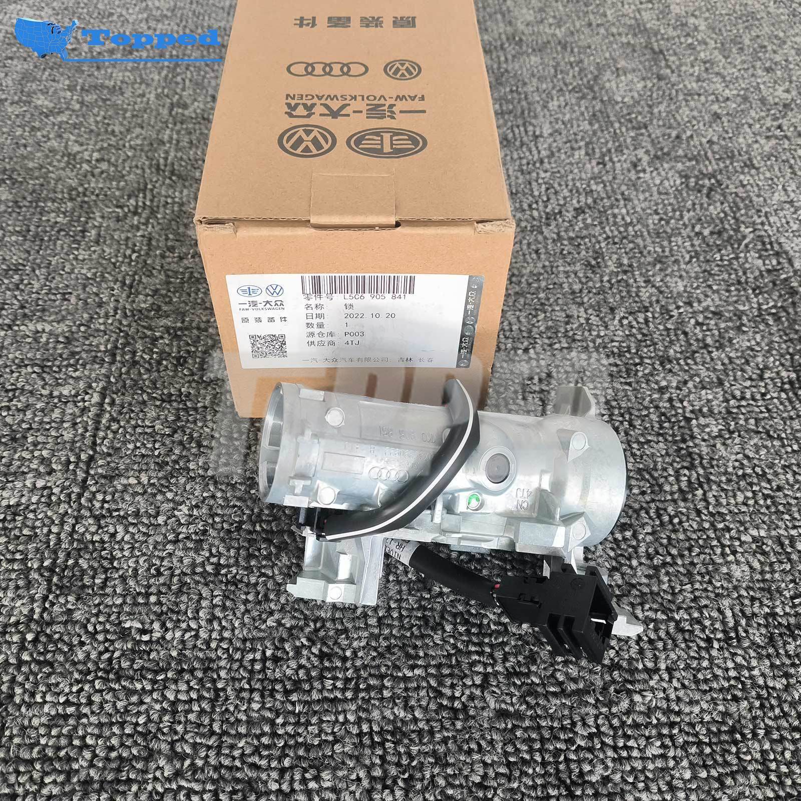 5C6905841 VW Ignition Lock Housing with Harness For Jetta & Beetle 11 ...