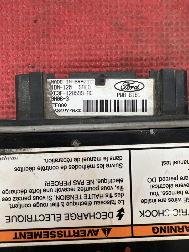 99-01 FORD F250 F350 7.3L IDM DIESEL INJECTOR DRIVE MODULE XC3F-12B599 ...