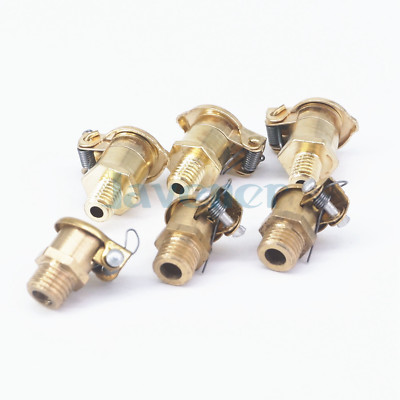20pcs M6 -M12 Metric Male Brass Grease Oil Cup Oiler Spring Cap Hit ...