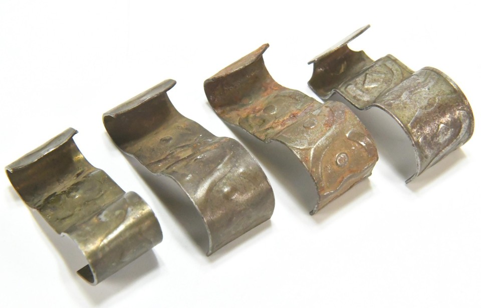 4 DIFFERENT METAL VINTAGE VICTORIAN PICTURE RAIL HOOKS | eBay
