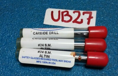 HTC TOOL CARBIDE DRILL #24 S.M. AL TiN 3 PCS | eBay
