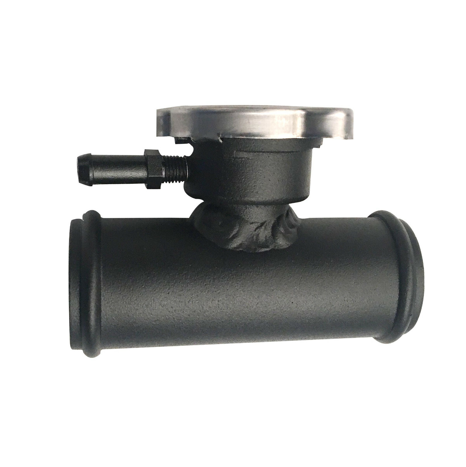 Aluminum Coolant Radiator 1-1/2'' 38mm In-Line Hose Filler Neck With 1 ...