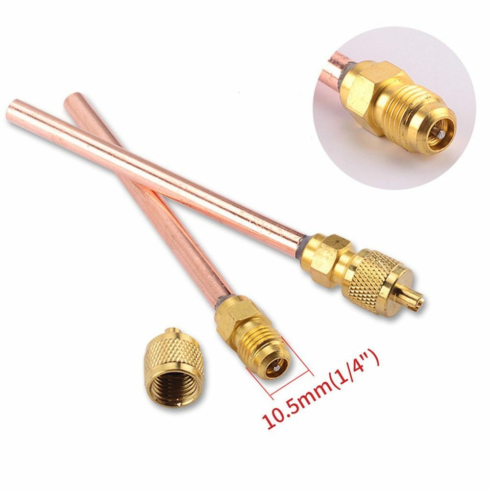 10 Service/Access Valve 1/4" SAE *1/4" OD *2.75" Stem Core ...