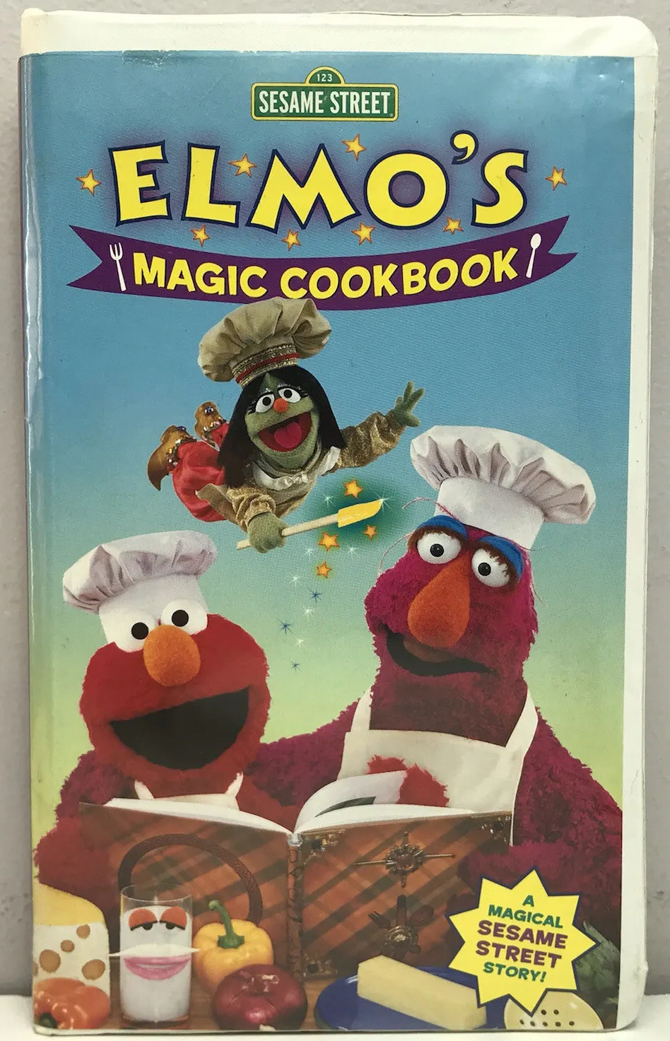 Sesame Street Elmo’s Magic Cookbook VHS | Grelly USA
