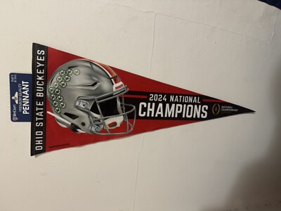 Ohio State Buckeyes 2024-25 National Champions 12x30” pennant NCAA ...