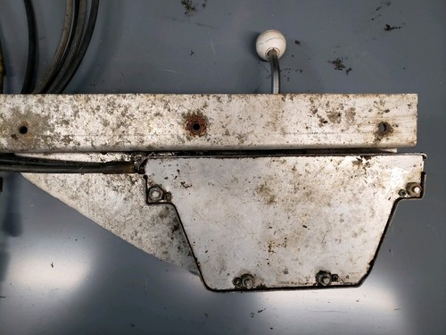 Teleflex Marine Vintage Single Lever Side Mount Control Box with Cables ...