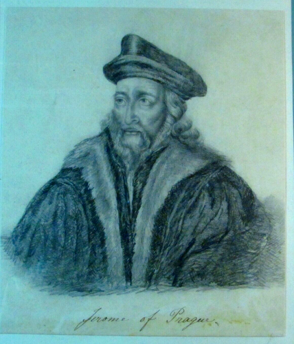 R Hand Drawing JEROME OF PRAGUE Jan Hus John Huss Bohemian Reformer ...