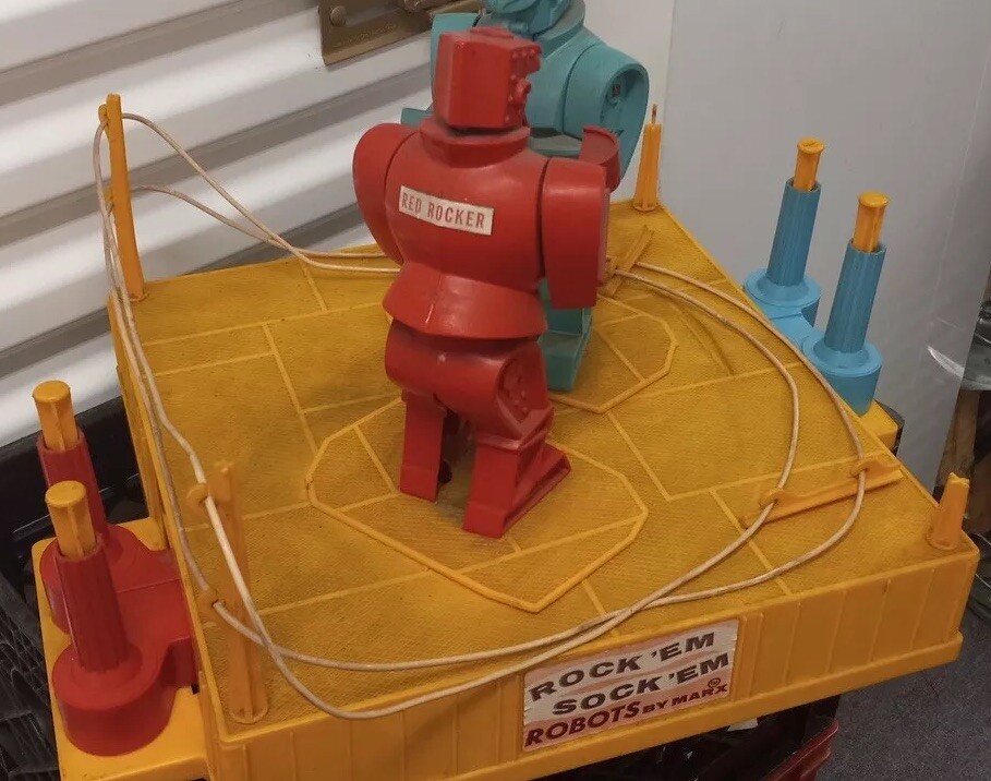 VINTAGE MARX BOXING GAME ( Rockem Sock ‘ em Robots ) 1960s | eBay