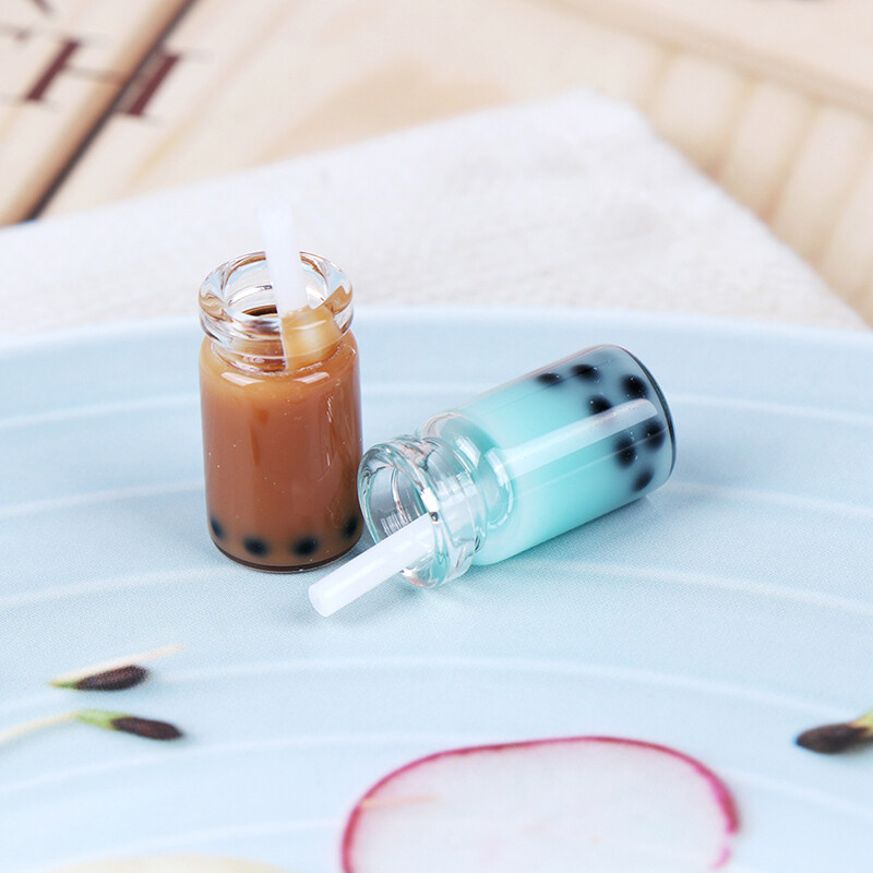 3Pcs 1:12 Dollhouse miniature milk tea cups mini toys doll house JCA.hw ...