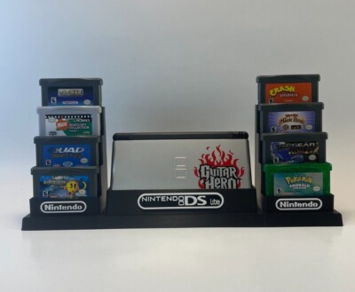 Nintendo DS Lite & 18 Game Cartridges - DISPLAY ONLY (Customize Colors ...