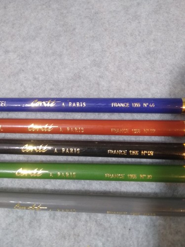 Conte Pastel Pencils Set 5 Colors Paris Drawing Painting Art Supplies ...