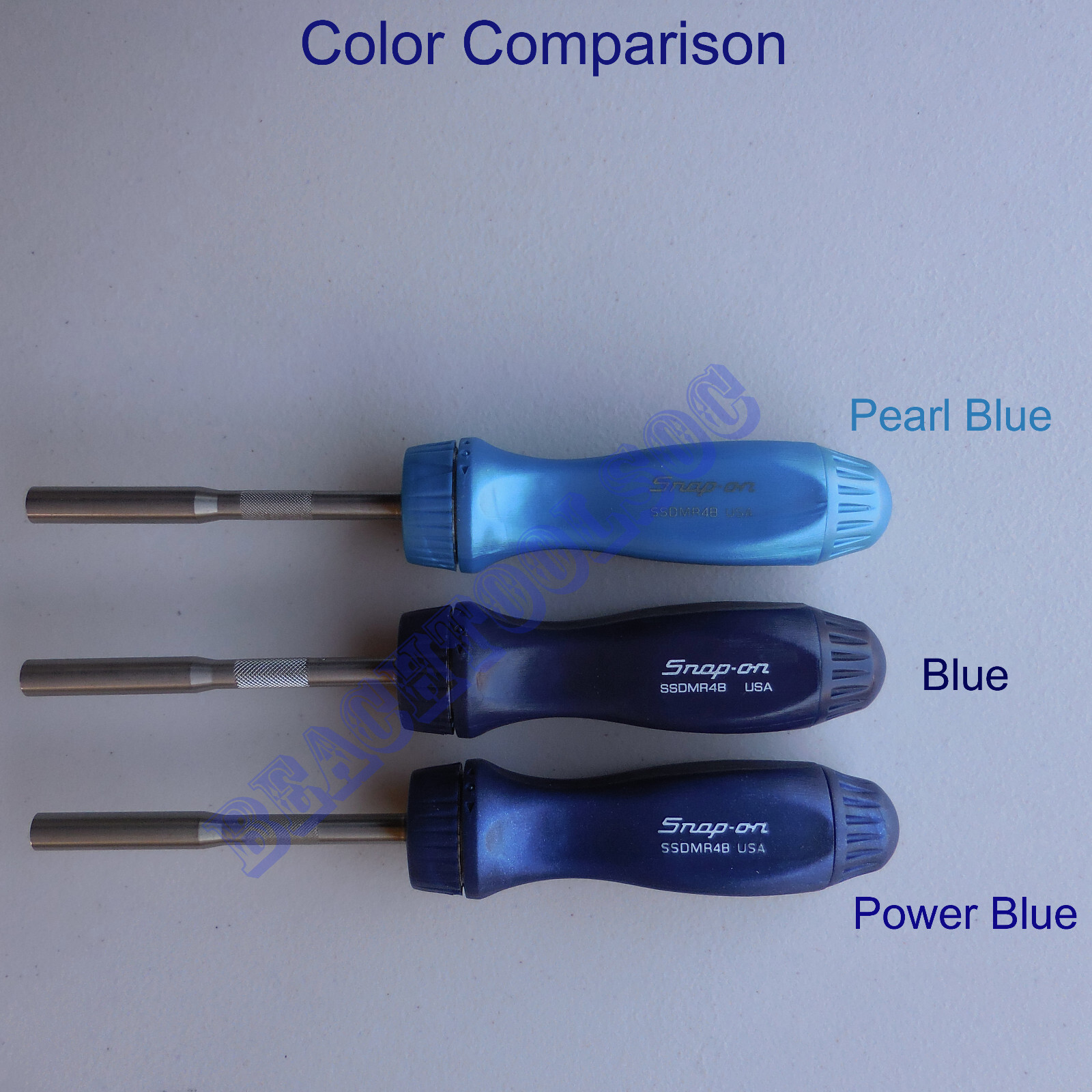 New Snap On Power Blue Hard Handle Magnetic Ratchet Screwdriver 8 3/4 ...