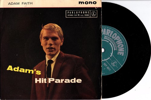 ADAM FAITH EP PARLOPHONE " ADAM'S HIT PARADE " [UK] | eBay